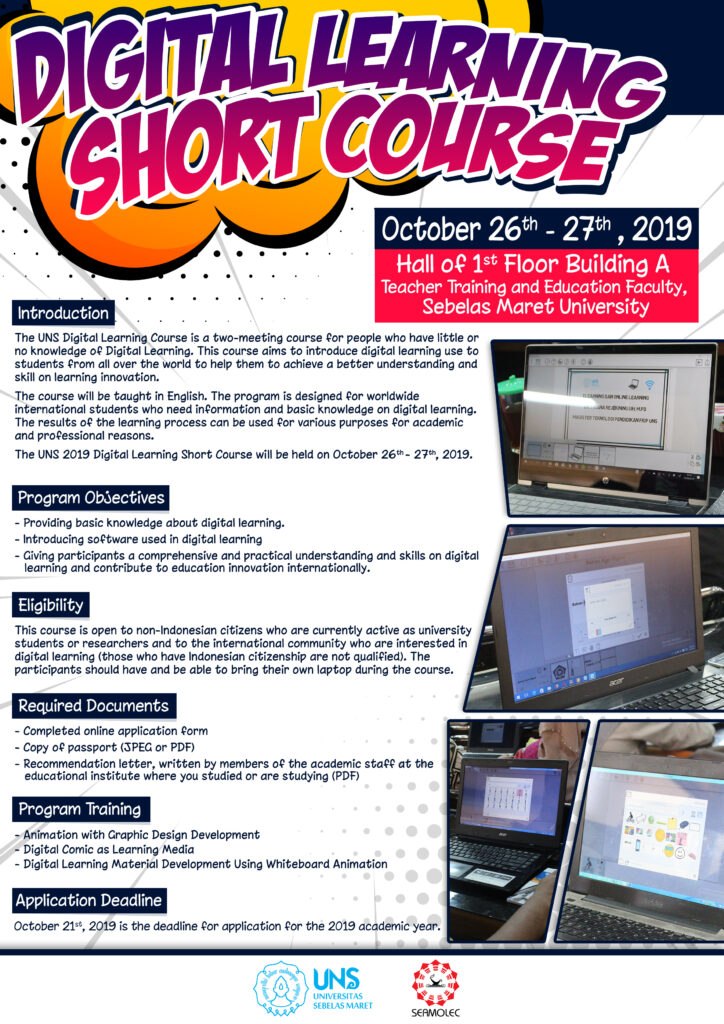 Digital Learning Short Course - S2 Teknologi Pendidikan FKIP UNS